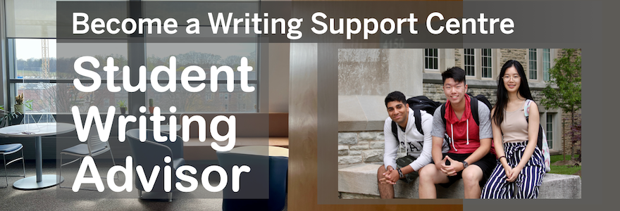 Student Writing Advisor Program - Writing Support Centre - Student ...
