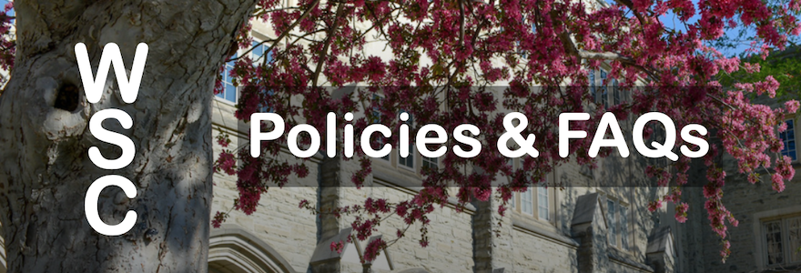 WSC Policies & FAQs - Writing Support Centre - Student Development ...